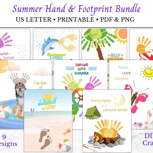 Handprint Craft - Etsy