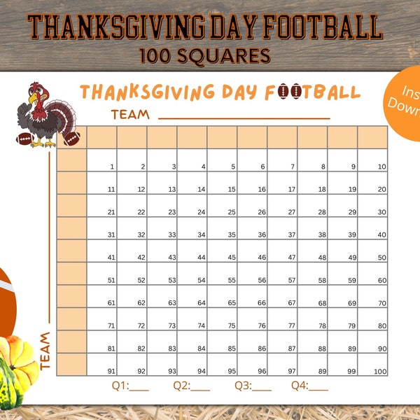 Football Pool - Etsy