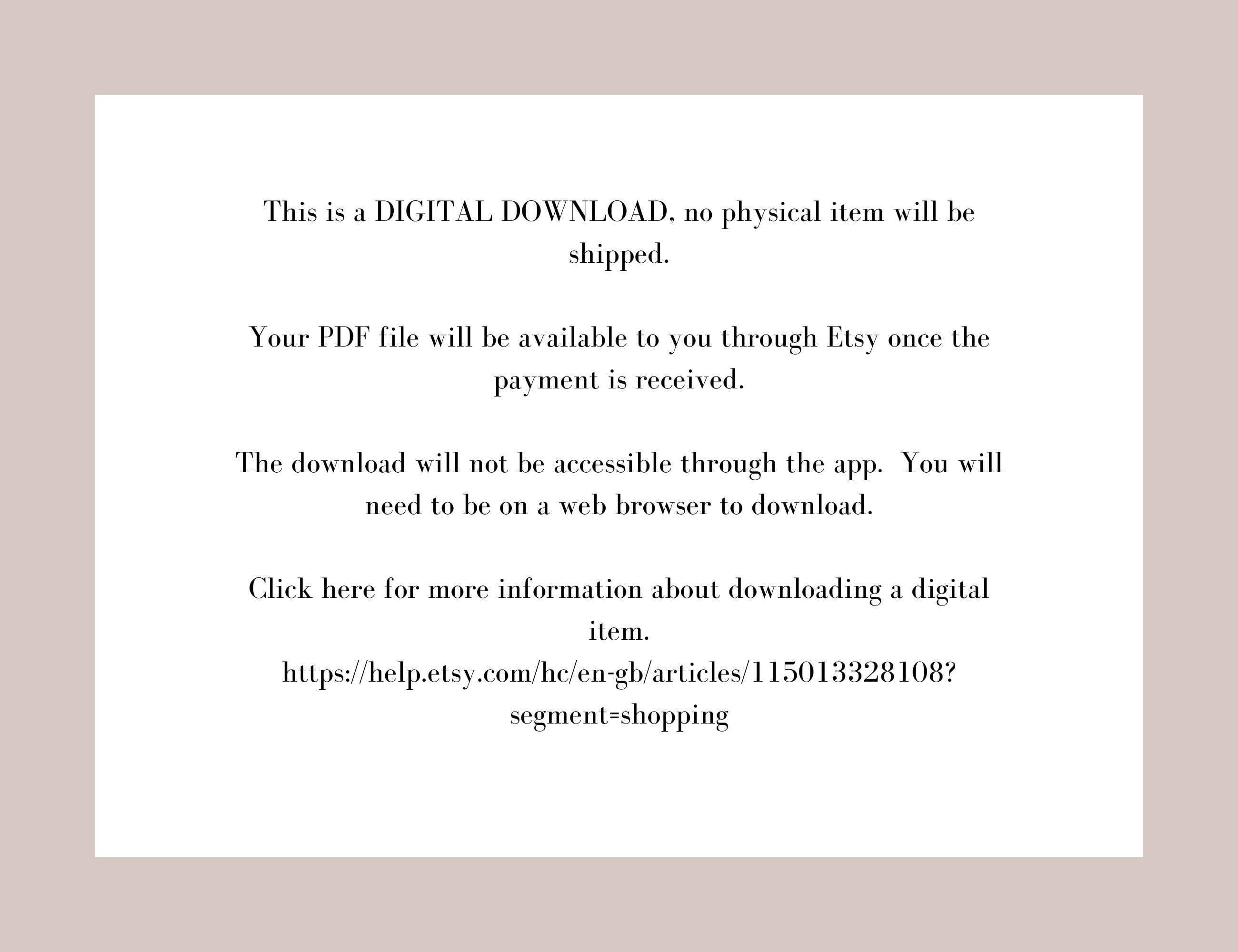 Printable Mother's Day Card, Happy Mother's Day, Instant Download Mom ...