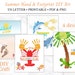 Summer Handprint Art DIY Bundle, Summer Theme Hand & Foot Print Craft ...