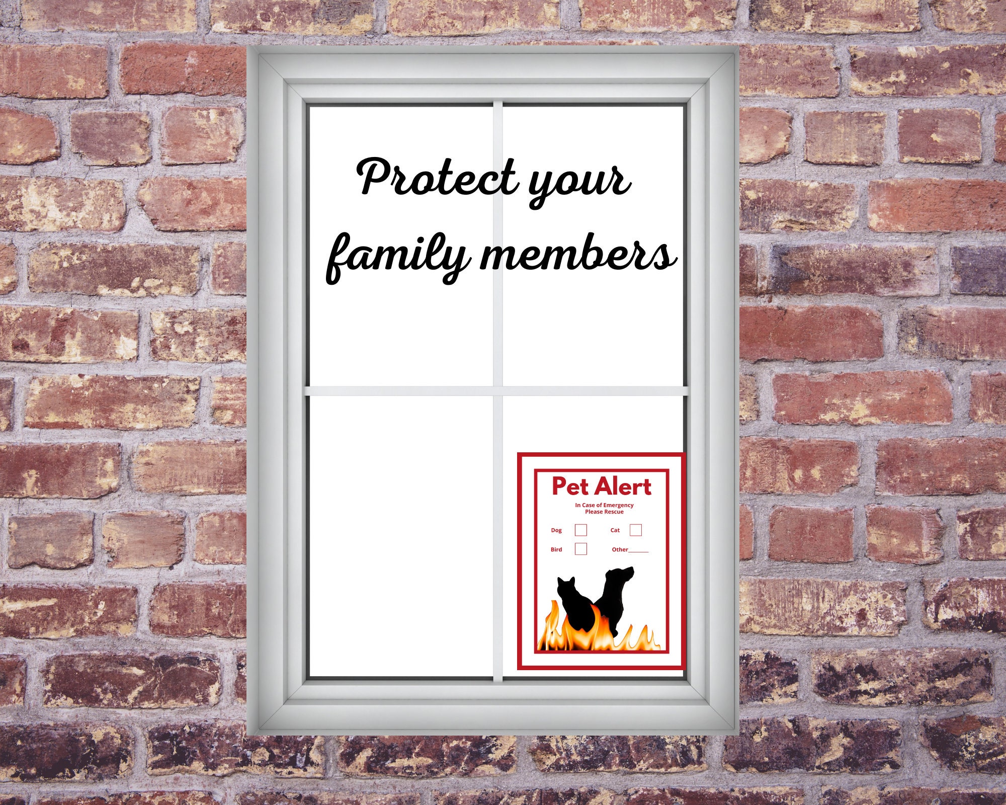 Printable Pet Alert Sign - Etsy