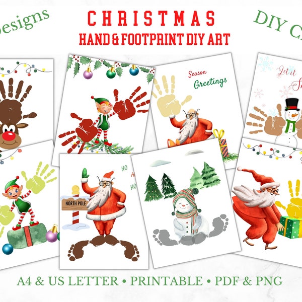 Christmas Handprint - Etsy