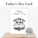 Father's Day Card Printable, Happy Father's Day, Instant Download Card ...