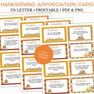 Printable Thanksgiving Game, How to Say Thank You Gratitude Cards ...