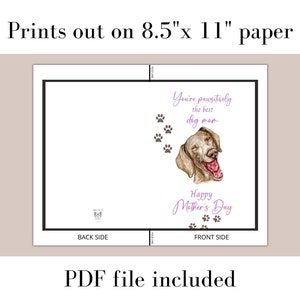 Printable Mother's Day Card, Happy Mother's Day, Instant Download Mom ...
