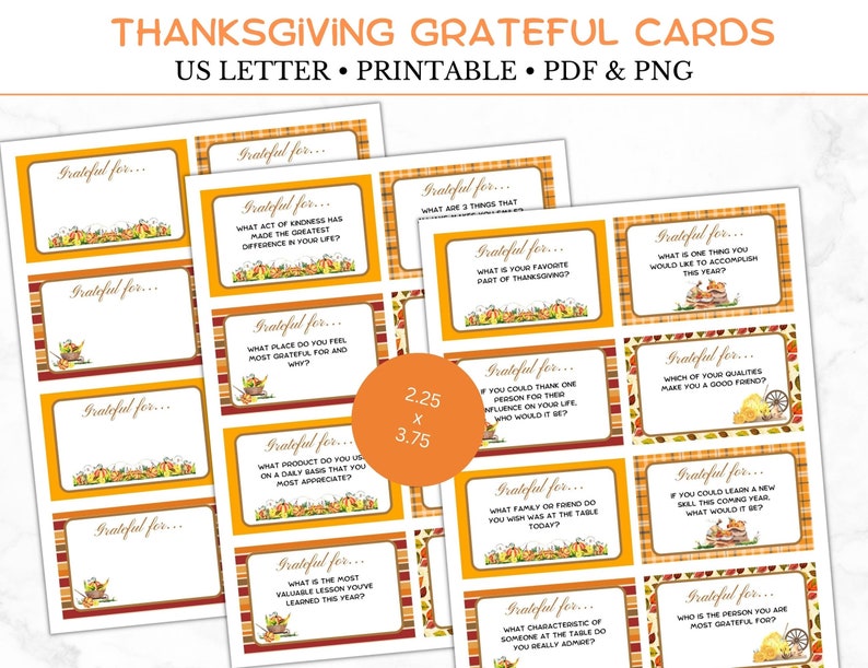 Printable Thanksgiving Game, How to Say Thank You Gratitude Cards ...