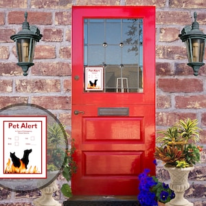 Printable Pet Alert Sign - Etsy