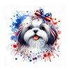 PNG Digital Download - Colorful Melted Lava Pitbull - Splash Bully Dog ...