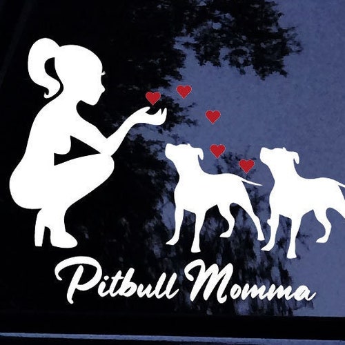 Pit Life Smiley Pittie Face Pitbull Dog Sticker Vinyl Car - Etsy