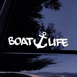 Boat Life Sticker Vinyl Car Window Decal Sticker - Etsy