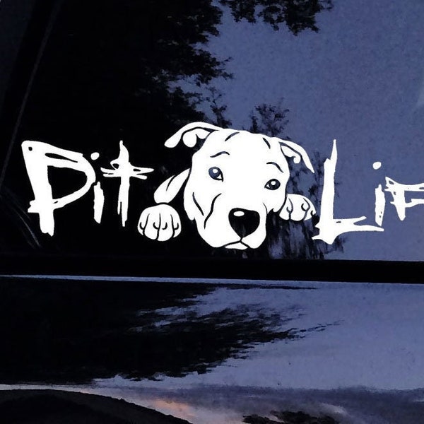 Pit Bull Decal - Etsy