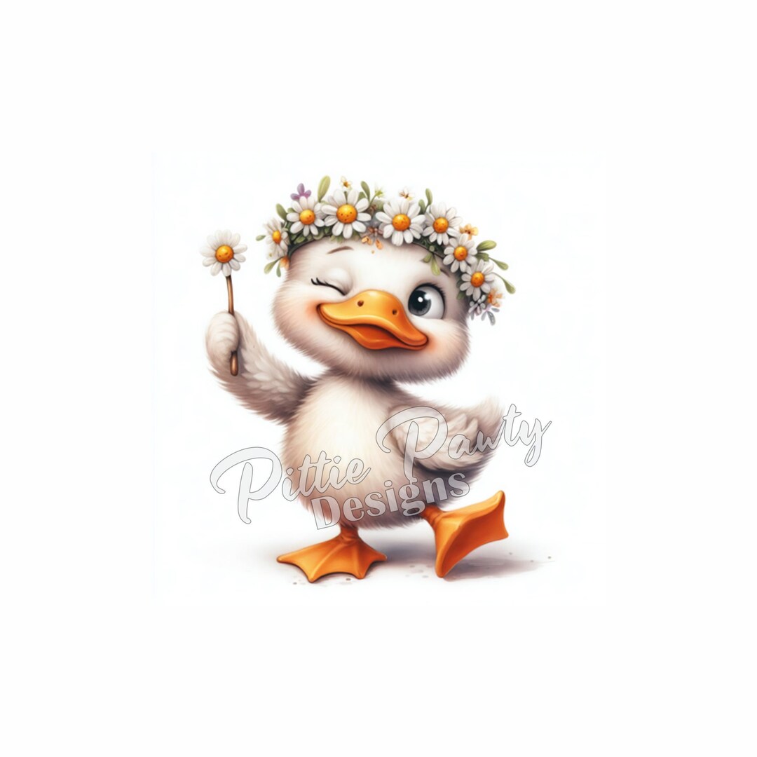 PNG Digital Download - Dancing Daisy Duck - Fairy Duck - PNG File ...