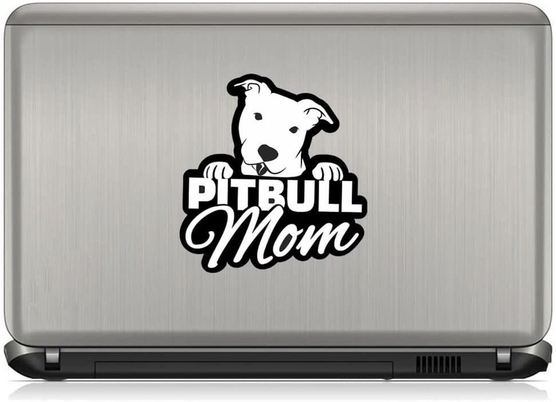 Pitbull Sticker - Pitbull Mom Peel and Stick Dog Sticker - Vinyl Car ...