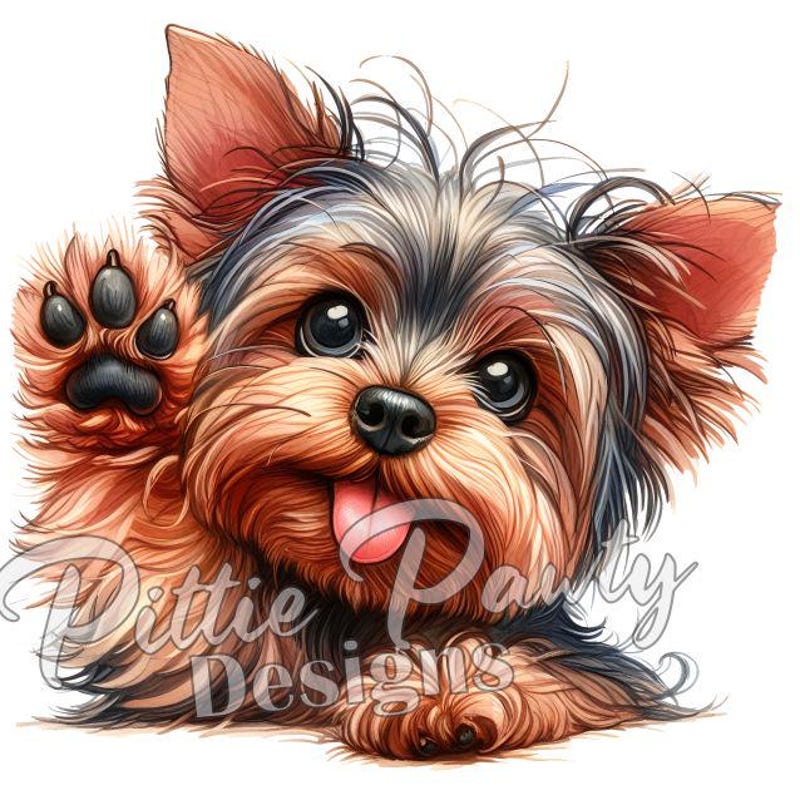 Yorkie Svg - Etsy