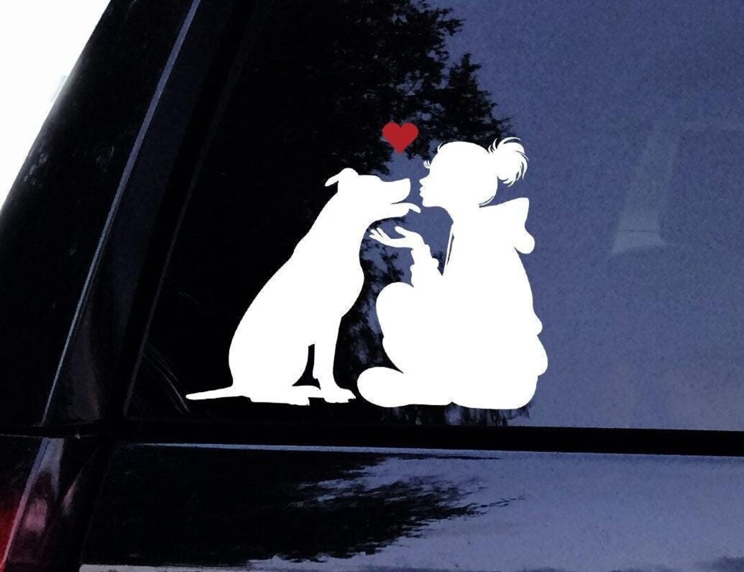 Sitting Lady W/hoodie Loves Her Pitbull II (heart) - Pittie Kissing ...