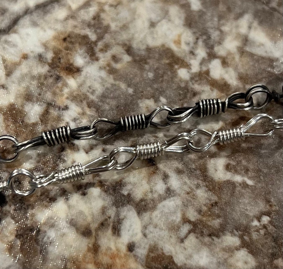 The Riata Rein Chain Necklace/ Bench Made Links - Etsy