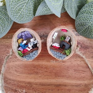 Walnut House Doll Miniature. Micro Home. Collectable Walnut - Etsy