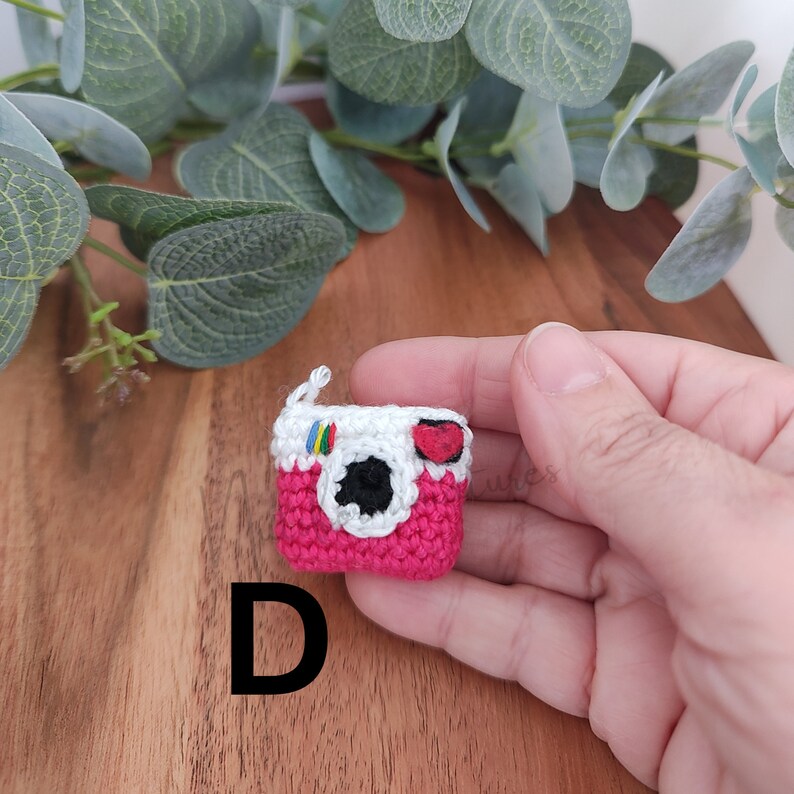 Mini Crochet Amigurumi Vintage Retro Camera Style. Instagram or ...