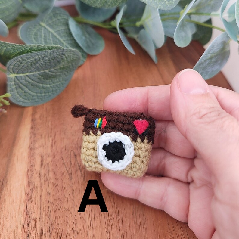 Mini Crochet Amigurumi Vintage Retro Camera Style. Instagram or ...