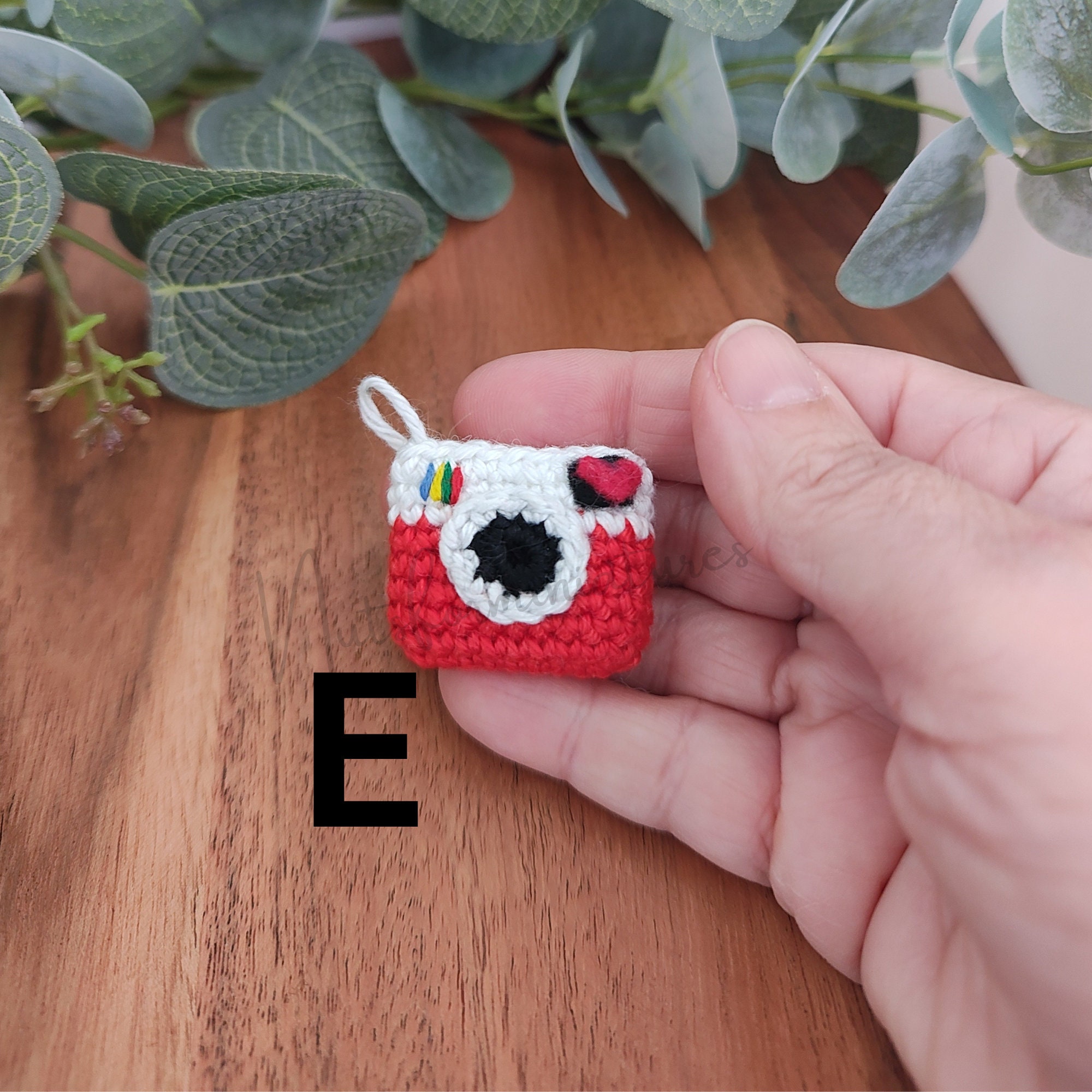 Mini Crochet Amigurumi Vintage Retro Camera Style. Instagram or ...