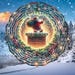 Santa Wind Spinner PNG: Christmas Sublimation Template (digital ...