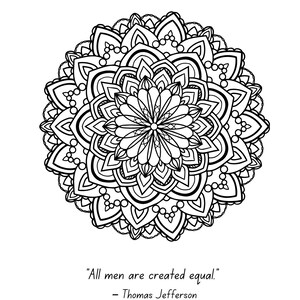 Mandala Coloring Book: Featuring Beautiful Mandalas Paired With Famous ...