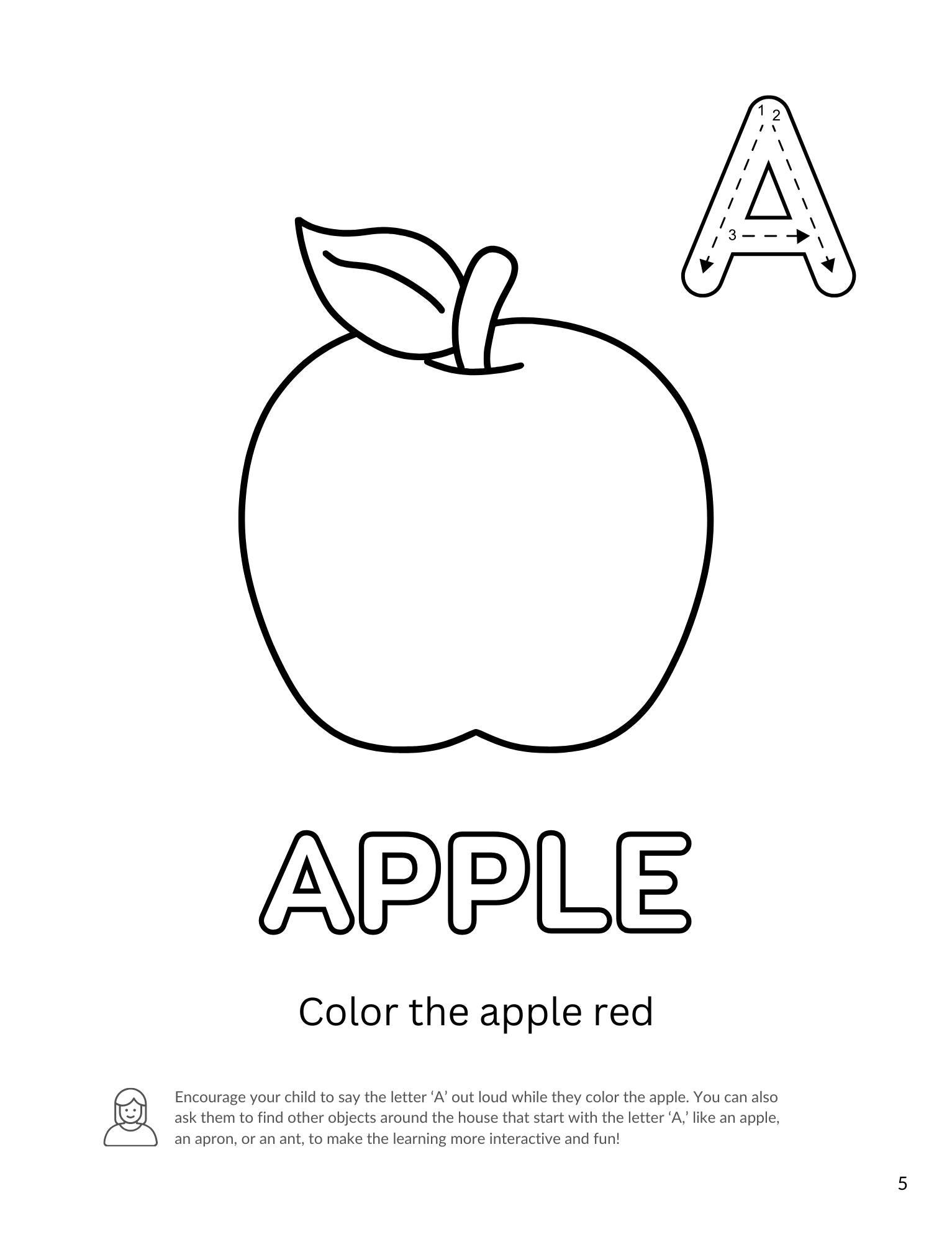 My First Coloring Book Abcs, Numbers, Animals, Shapes & Puzzles for ...