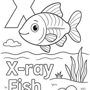 A-Z Animal Coloring Book – Printable Alphabet Learning (PDF File) - Etsy