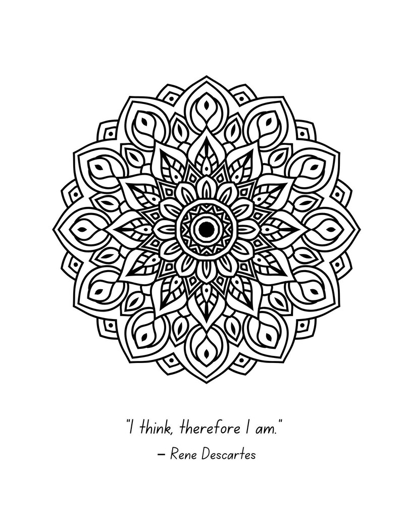 Mandala Coloring Book: Featuring Beautiful Mandalas Paired With Famous ...