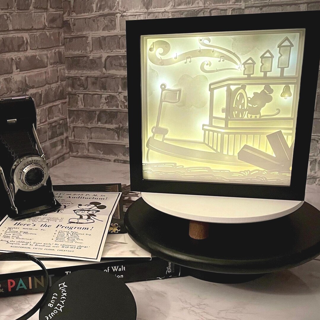 Steamboat Willie Light Box - Etsy