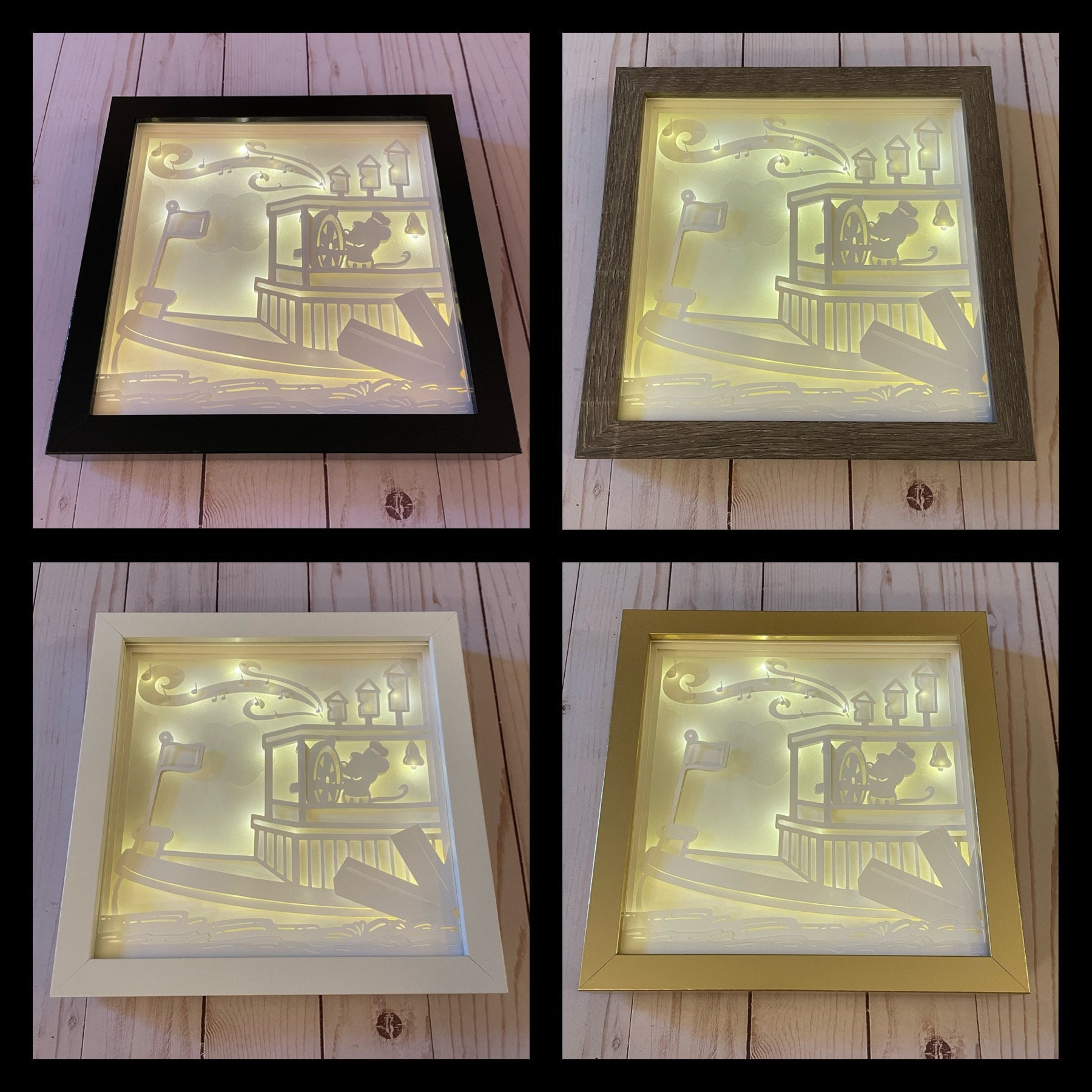 Steamboat Willie Light Box - Etsy
