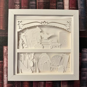 Princess Bookshelf Light Box - Etsy