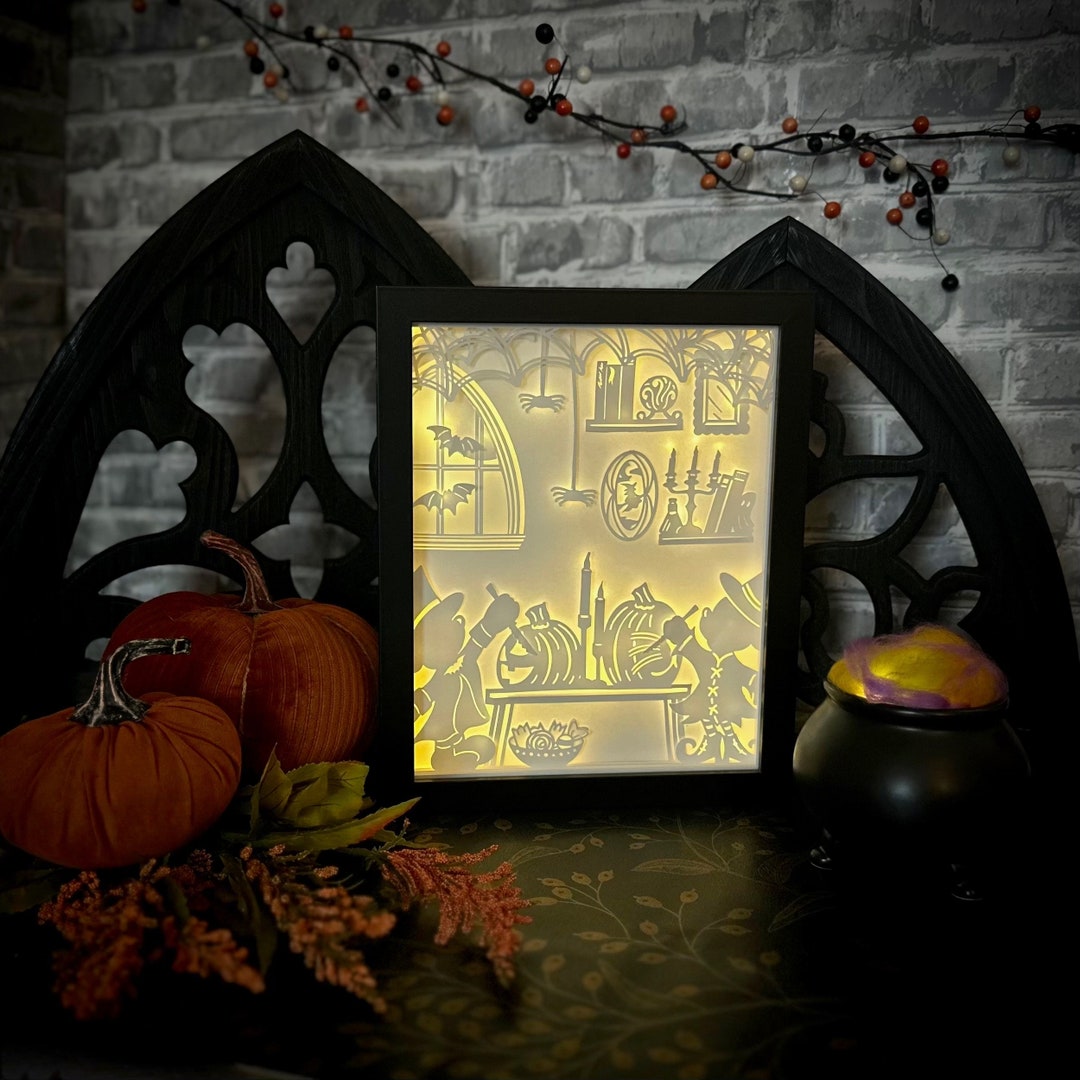Not so Scary Halloween Light Box - Etsy