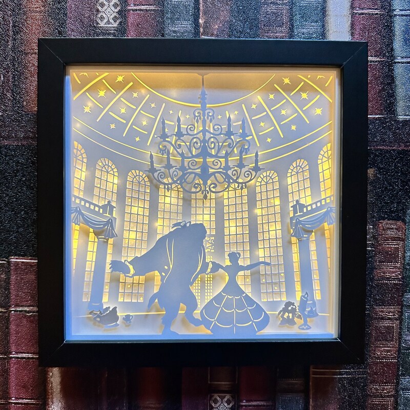 Belle Shadow Box - Etsy
