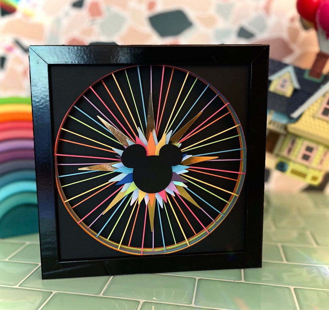 World of Color- Fun Wheel Paper Art - Etsy