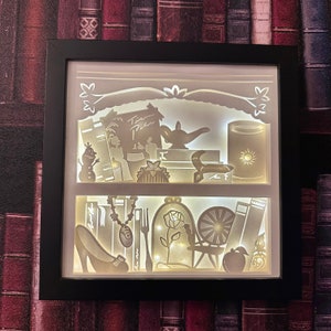 Princess Bookshelf Light Box - Etsy