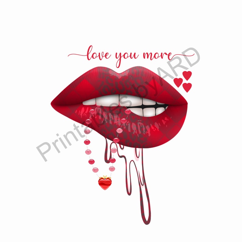 Lips Svg Kiss Svg Lips Print Svg Red Lips Svg Dripping Lips Svg