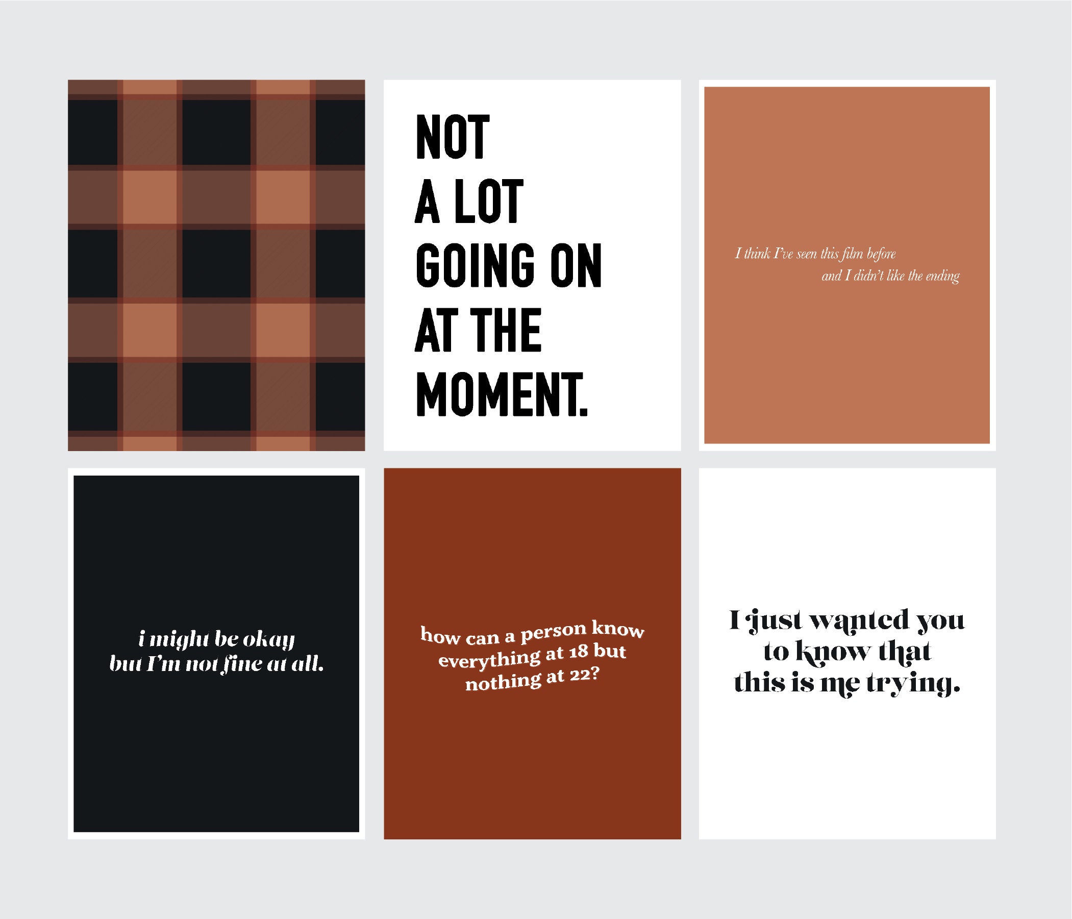 Taylor Swift Inspired Poster Set Fall Vibes Collection Set - Etsy
