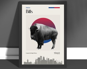 Buffalo Bills Poster - Etsy