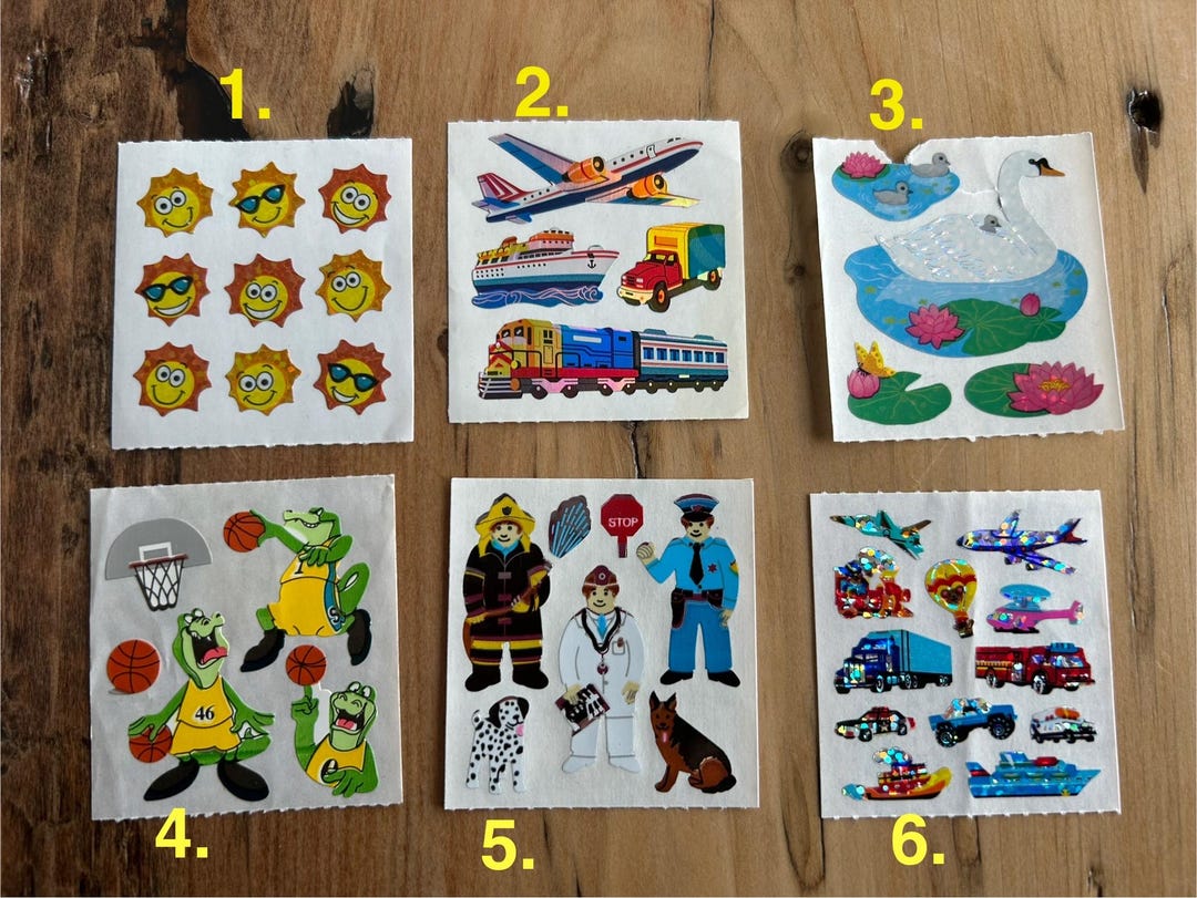 Sandylion Stickers - VINTAGE - Etsy
