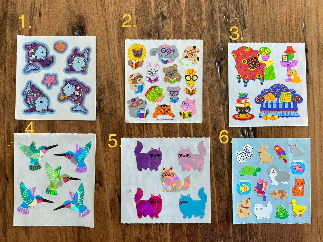 Sandylion Stickers - VINTAGE - Etsy