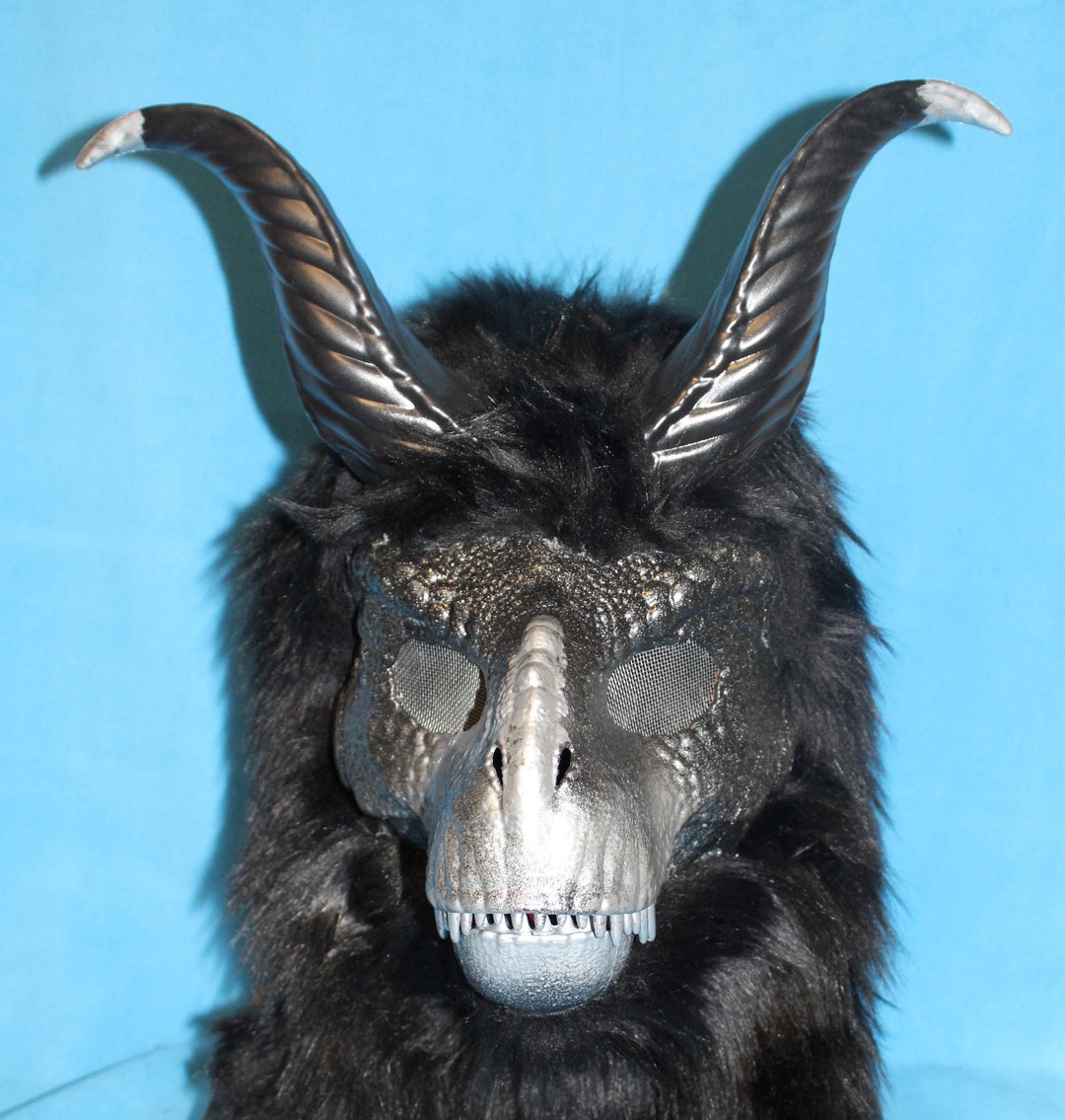 Dino Mask Premade - Etsy