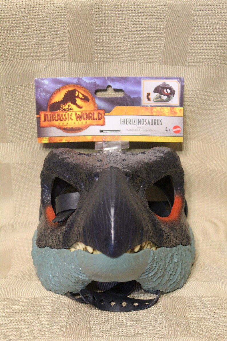 Jurassic World Therizinosaurus Mask With Opening Jaw NWT - Etsy