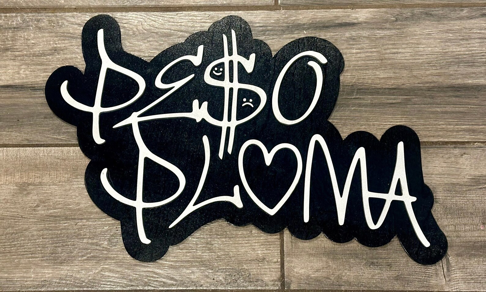 Custom Wood Sign, Personalized Sign, Peso Pluma, Logo Sign, Custom 3d ...