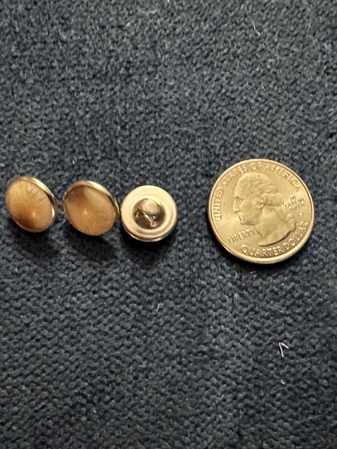 Vintage Gold Tone Buttons With Faux Snap Look: Set of 8 - Etsy