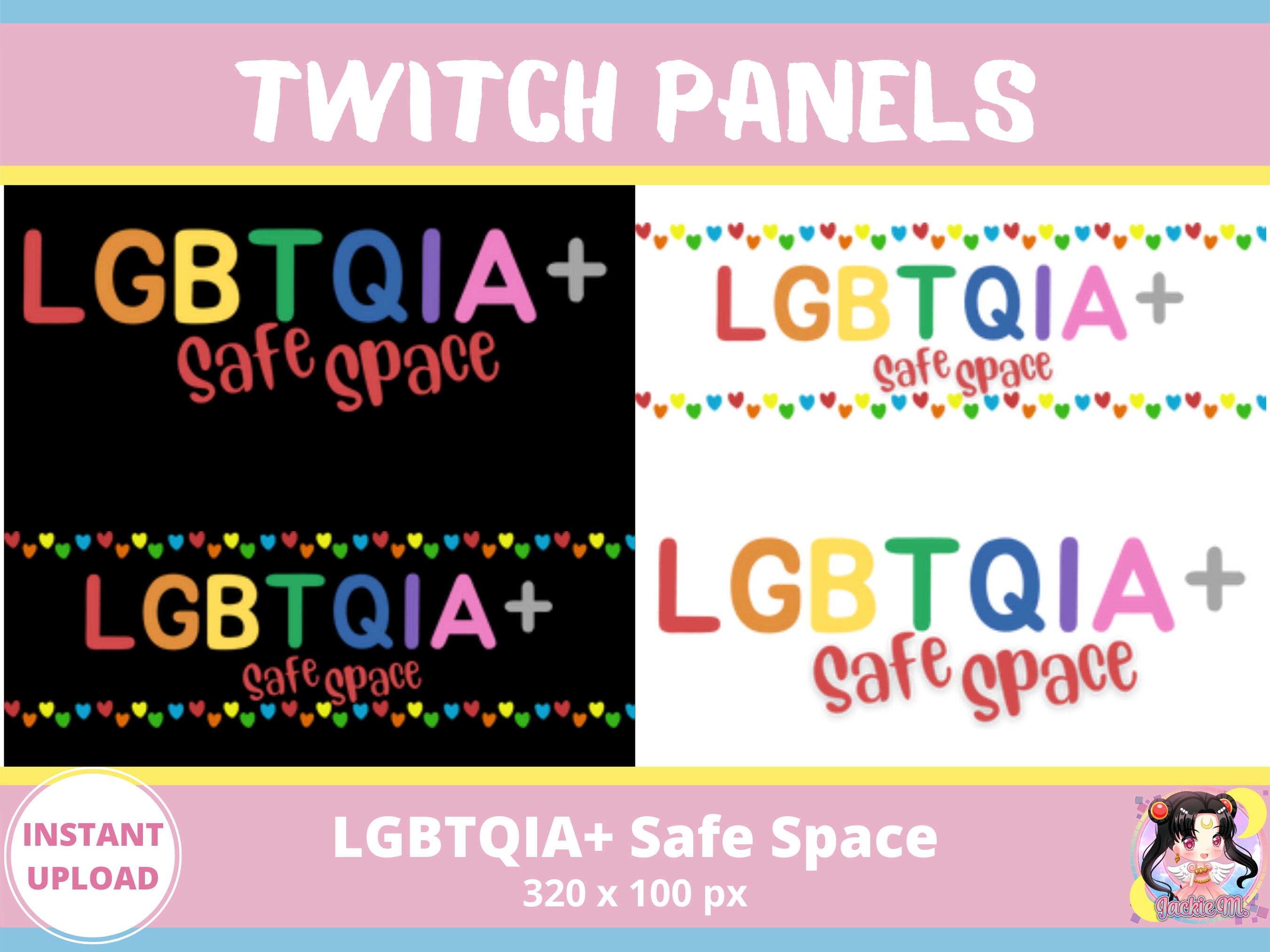 Twitch Panel, Pride Panel, LGBTQIA+ Panel - Etsy