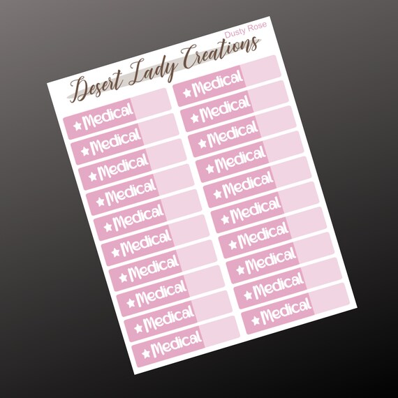 BUDGET STICKERS Expense Planning Stickers Insurance Category Expense ...