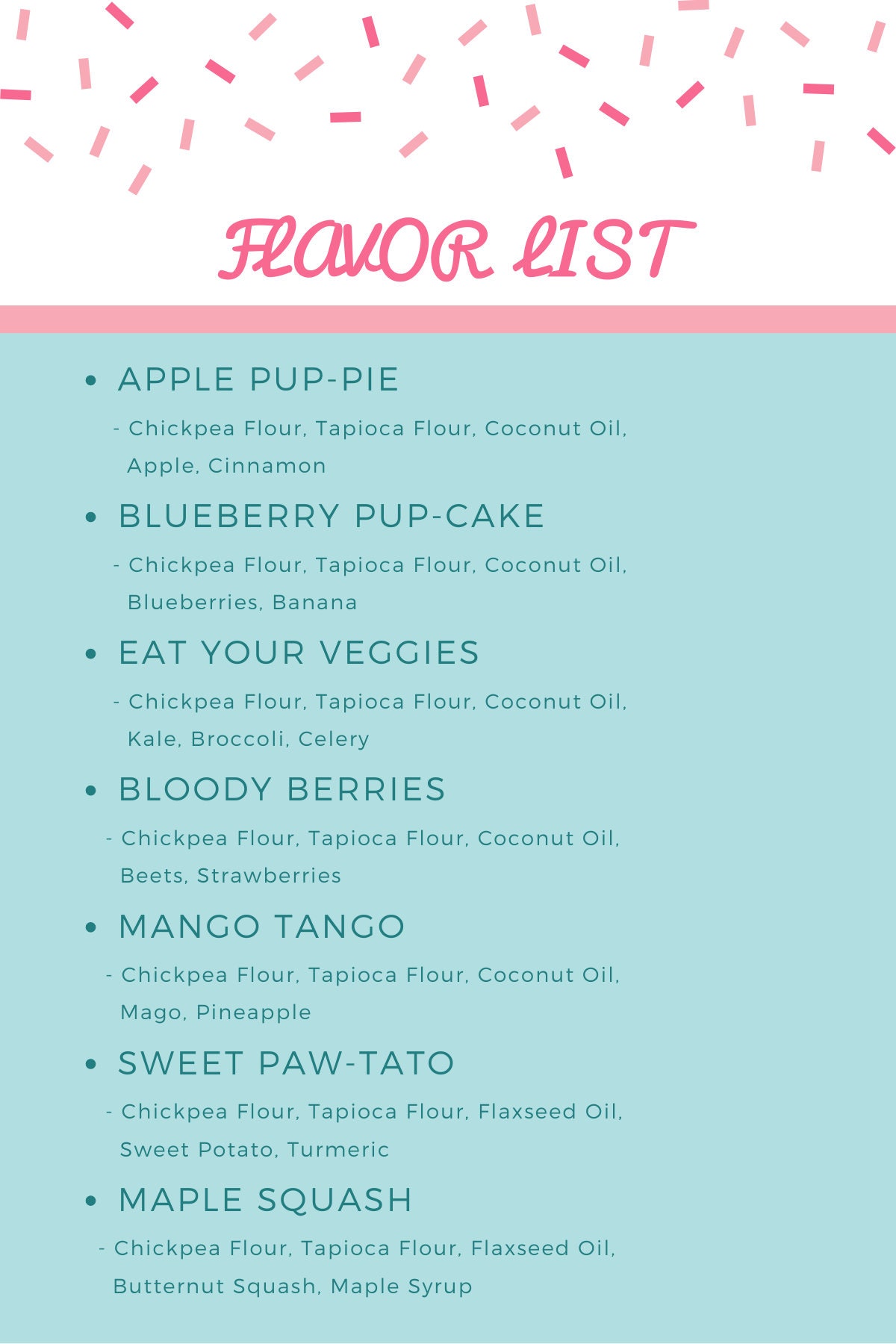 Full Color Label Promote Your Business With Allergen Free Dog Treats ...