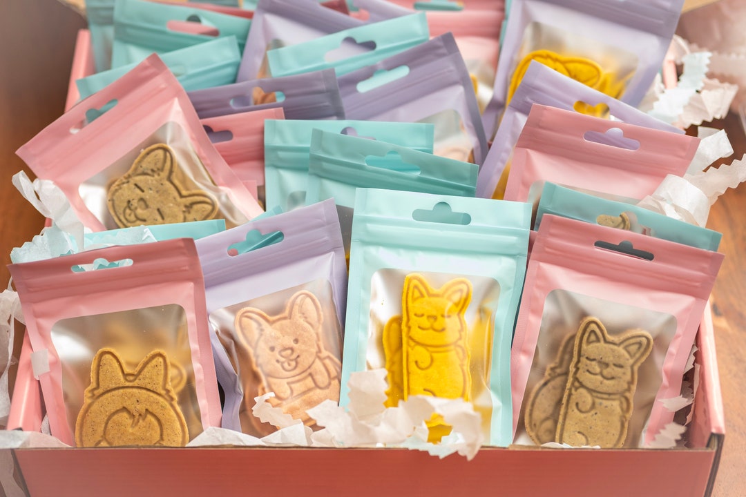 Wedding Favor Dog Treats With Personalized Label - Etsy
