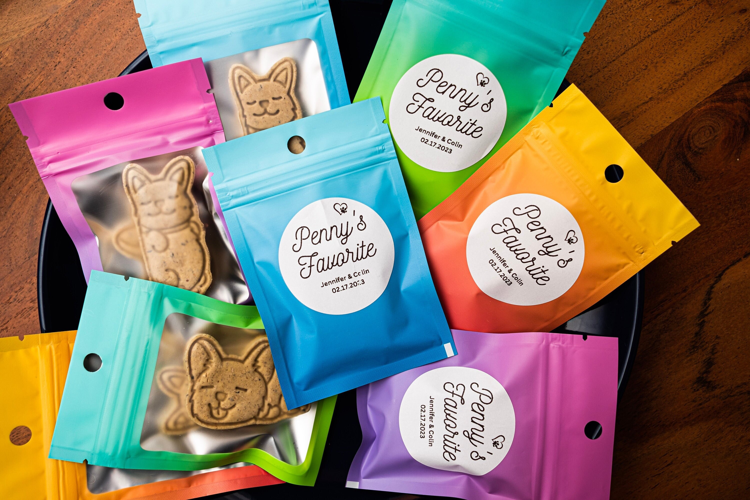 Wedding Favor Allergen Free Dog Treats With Custom Labels - Etsy